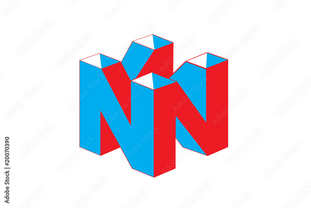 3D font Logo Stock Vector | Adobe Stock