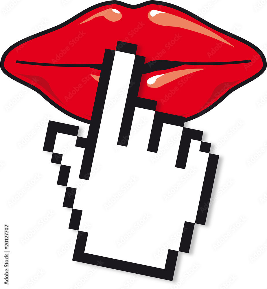 Ruhe bitte! Stock-Illustration | Adobe Stock