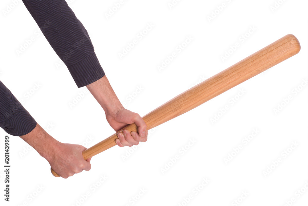 hands with the bat Stock Photo | Adobe Stock