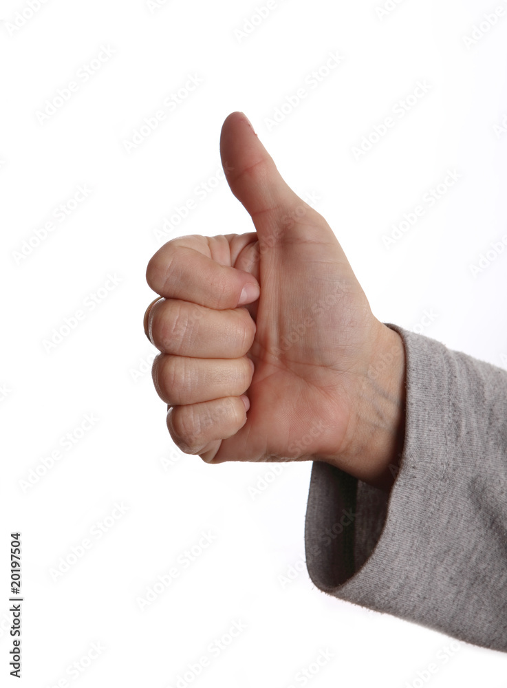 Daumen hoch Zustimmung positiv gut Stock Photo | Adobe Stock