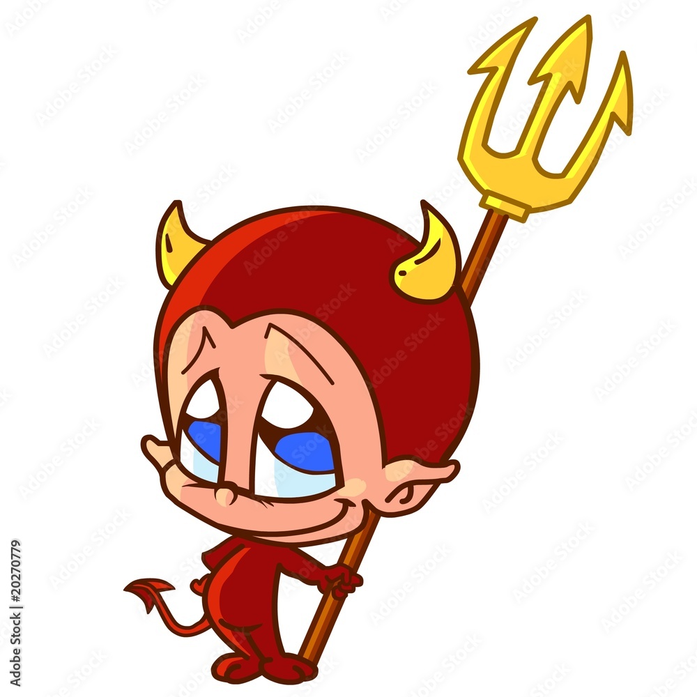 Vecteur Stock petit diable | Adobe Stock