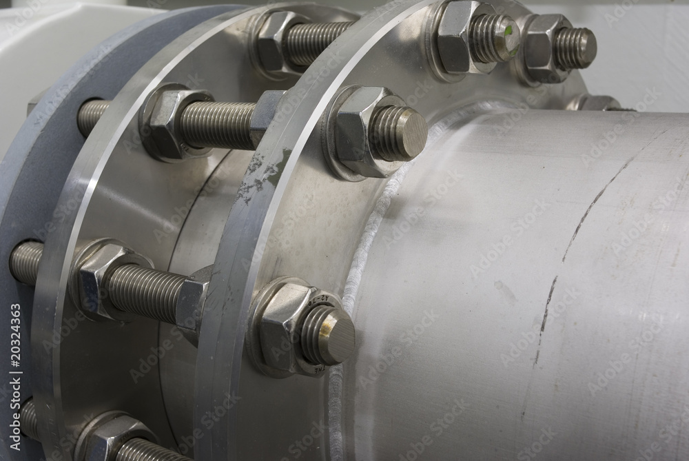Flanschverbindung Stock-Foto | Adobe Stock