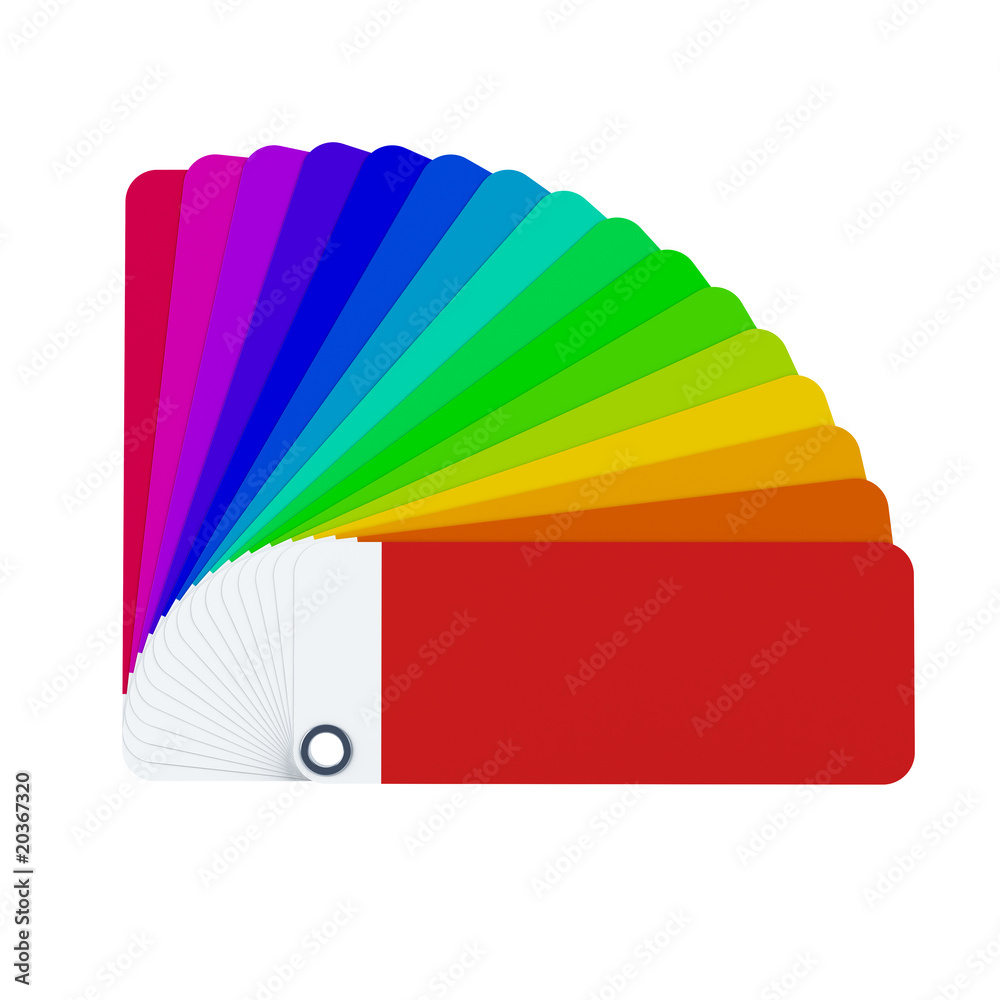 isolated color card 3d rendering Stock Illustration | Adobe Stock