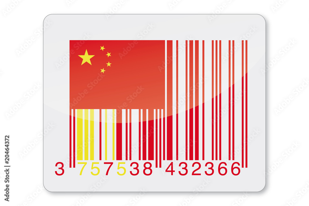 traçabilité - code barre / gencode chine Stock Vector | Adobe Stock