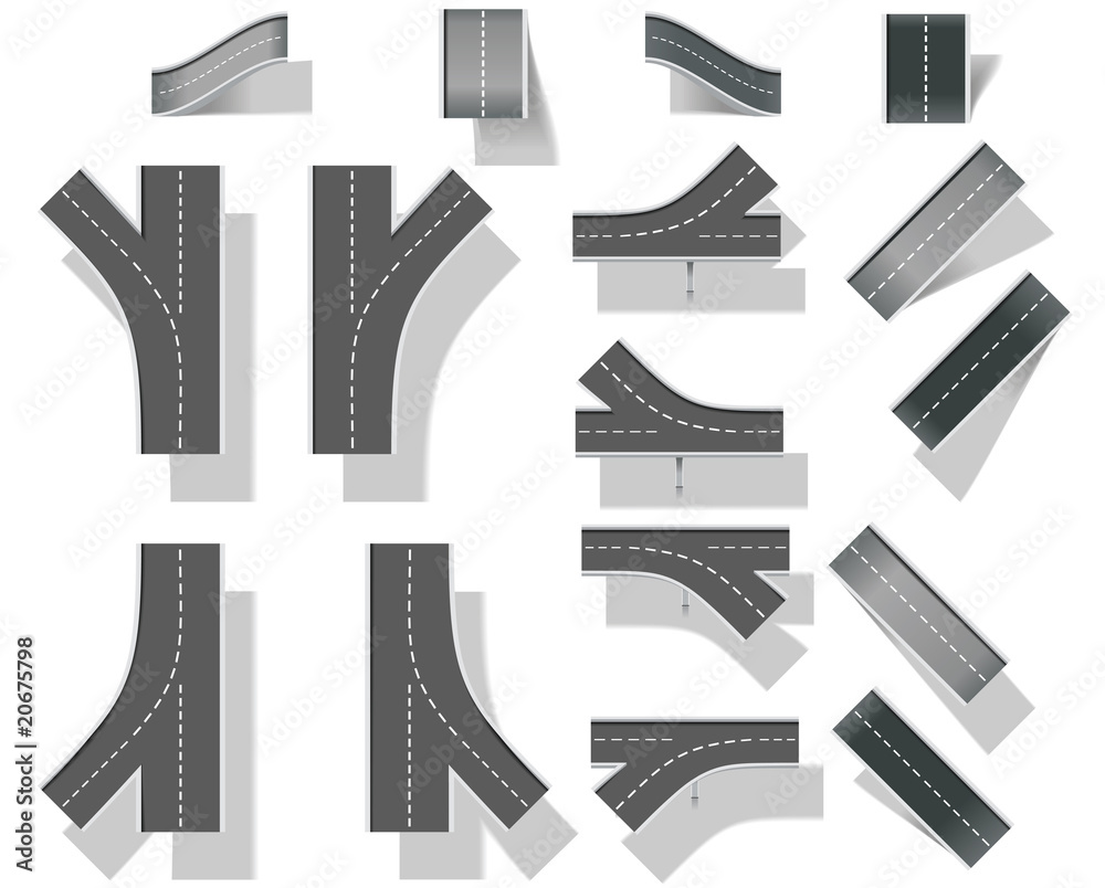 Create your map (DIY). Part 5. Bridges Stock Vector | Adobe Stock