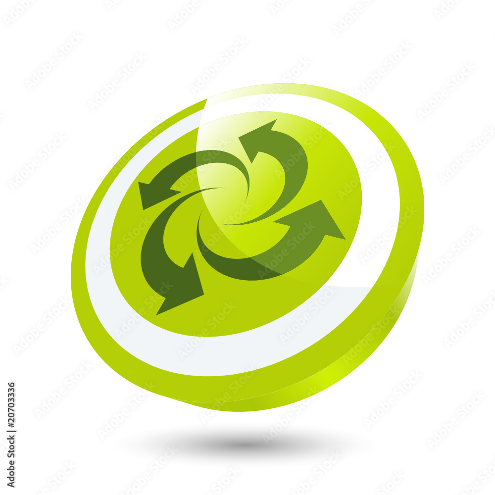 recycling symbol zeichen kreislauf icon Stock Vector | Adobe Stock