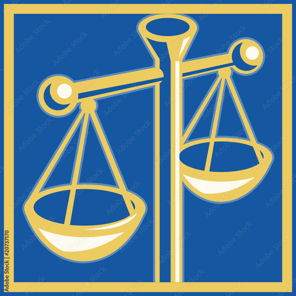 Scales of Justice icon Stock Vector | Adobe Stock