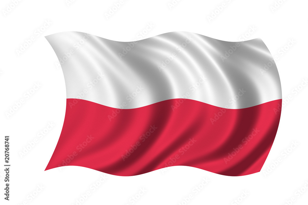Flagge Polen Stock-Illustration | Adobe Stock