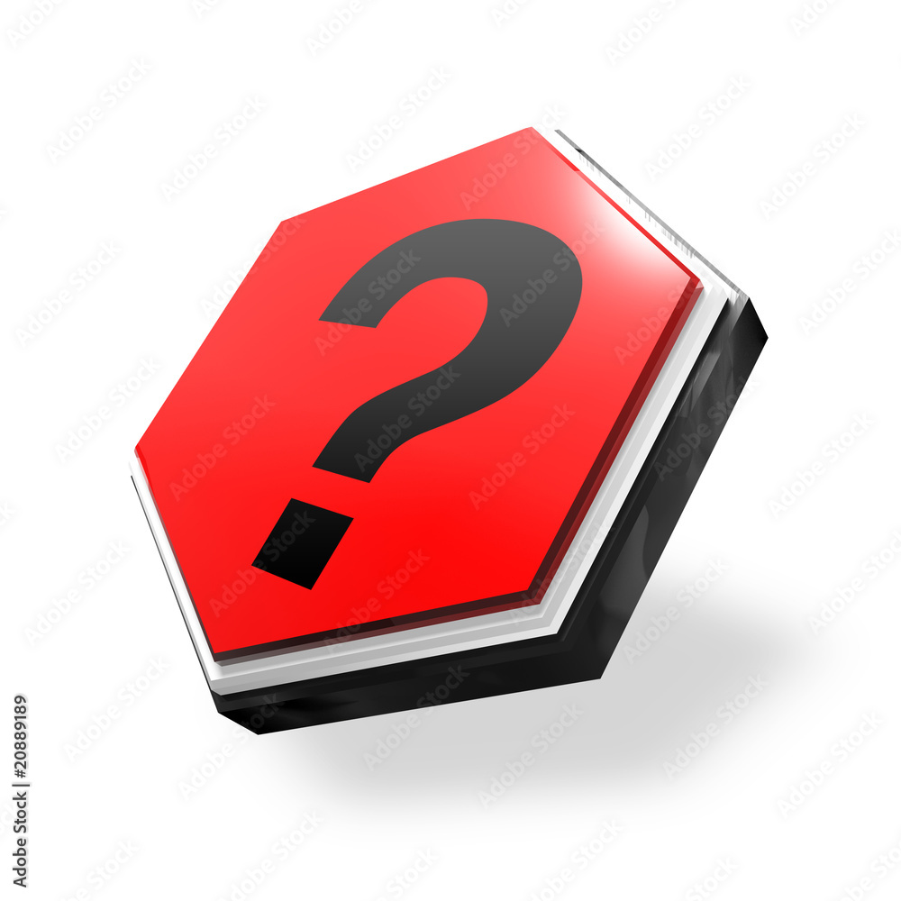 Fragezeichen Button, Icon Stock Illustration | Adobe Stock