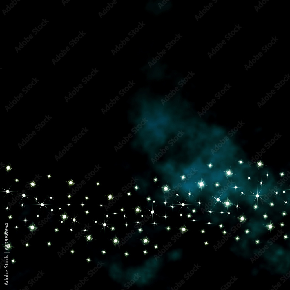 fondo negro estrellas ilustración de Stock | Adobe Stock