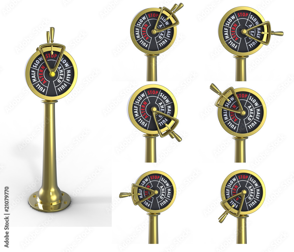 Vintage engine control handle for ships Stock Illustration | Adobe Stock