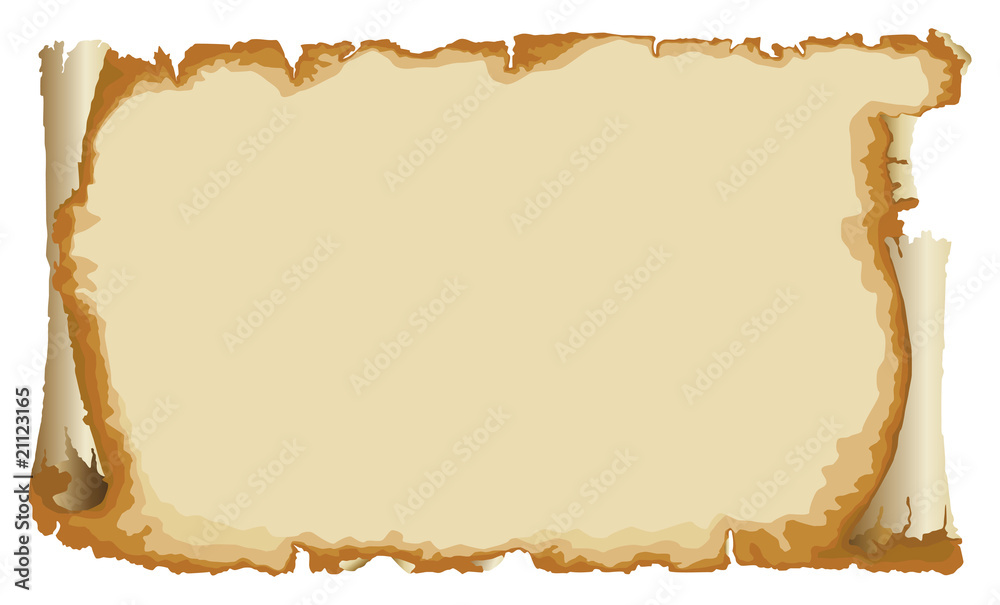 Horizontal Manuscript Vector Illustration Stock Vector | Adobe Stock