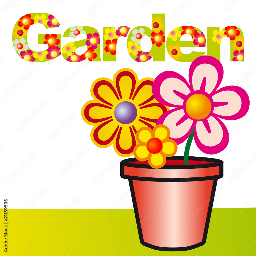 logo garde jardín Stock Vector | Adobe Stock