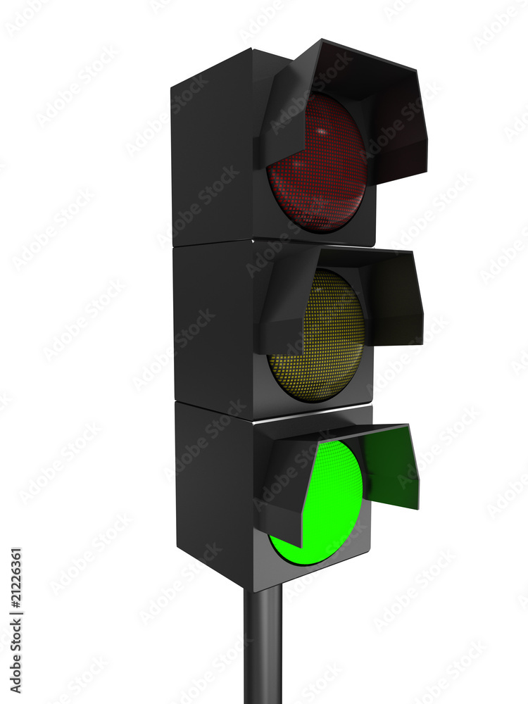 traffic light Stock Illustration | Adobe Stock