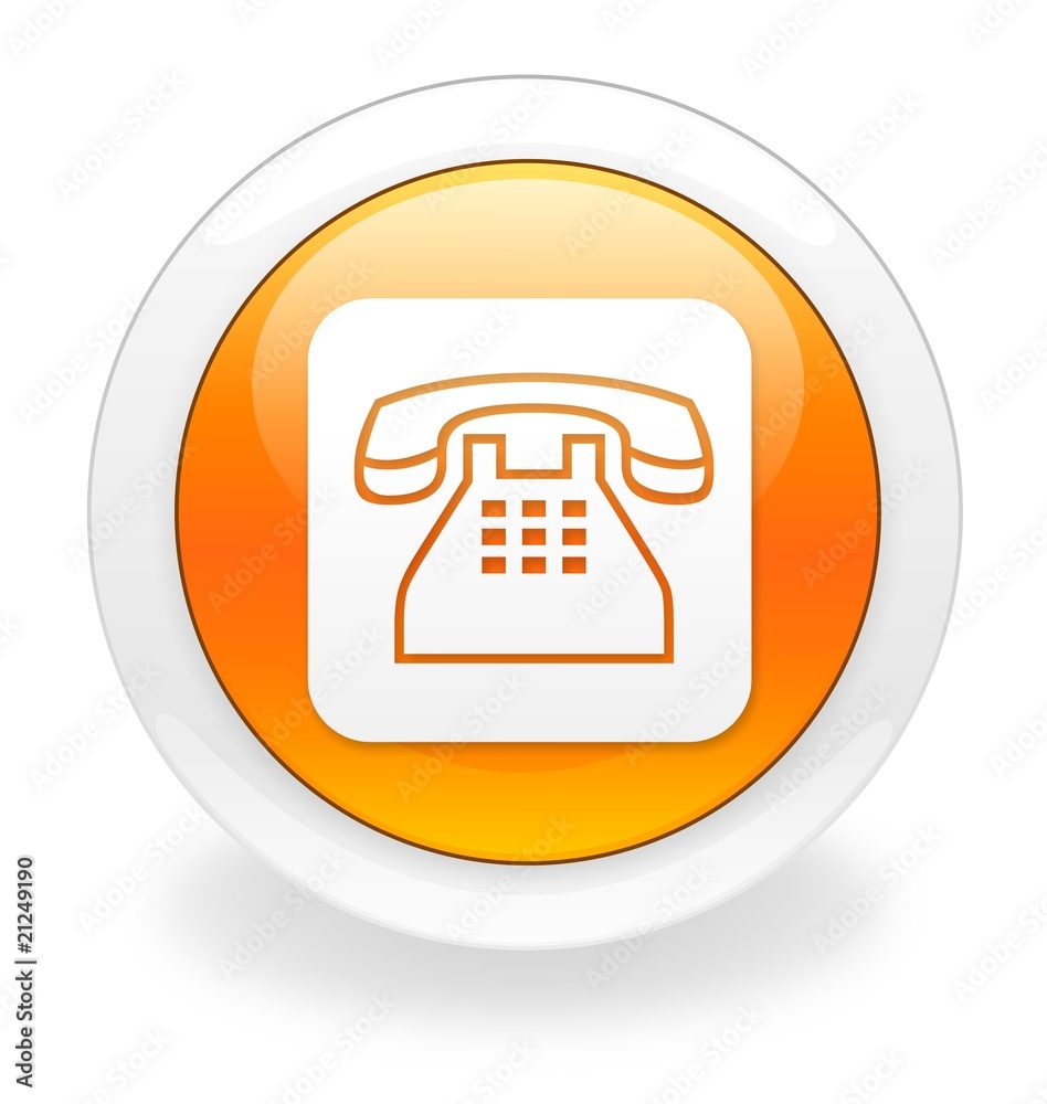 Orange Contact Icon