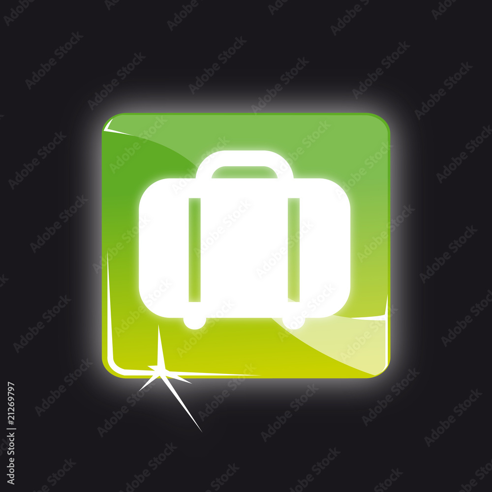 Picto valise - Icon lugage Stock Vector | Adobe Stock