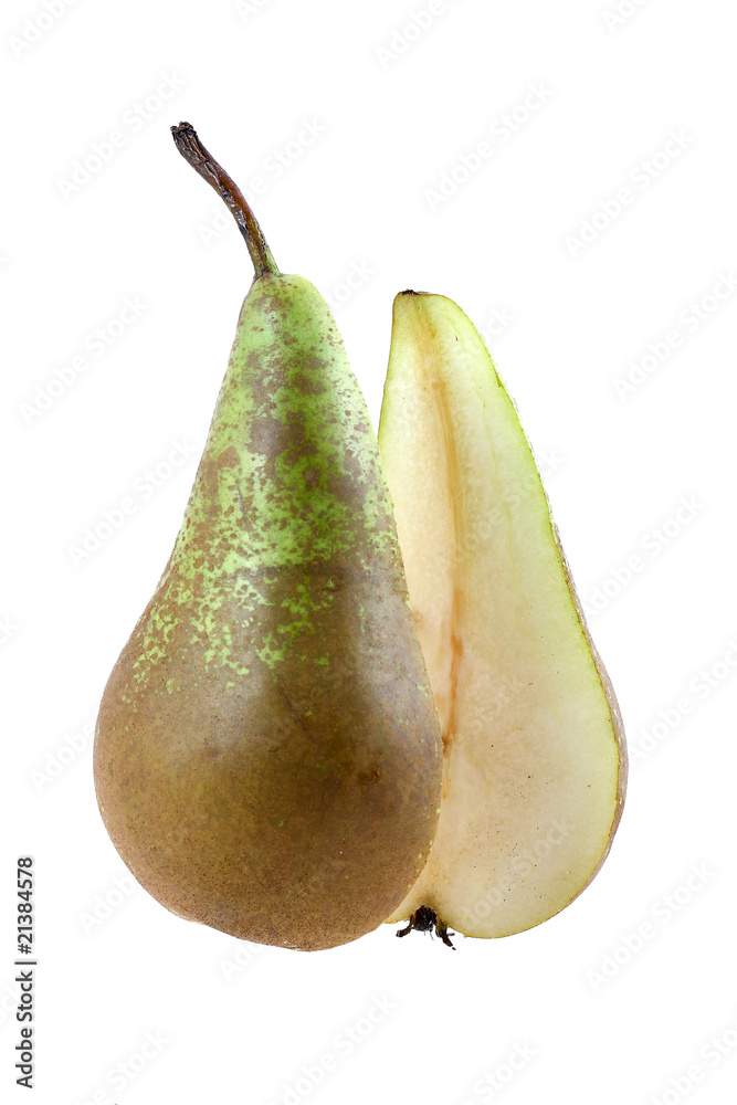 Poire Coupée En Deux