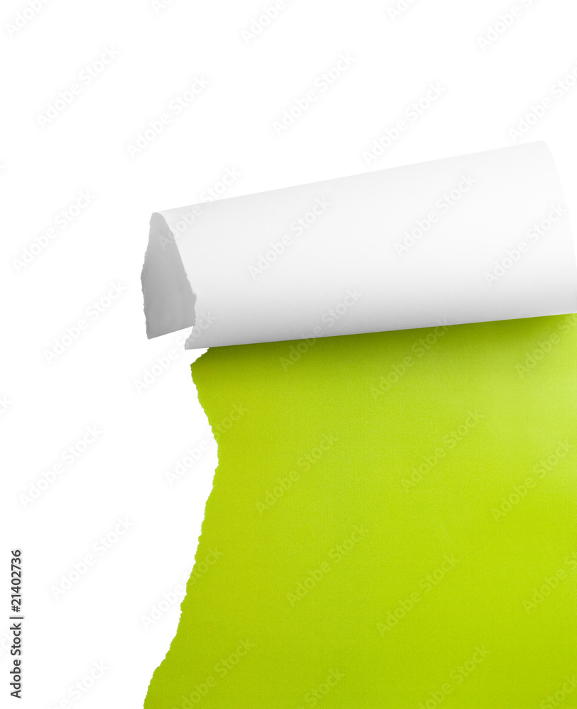 Torn paper corner Stock Photo | Adobe Stock