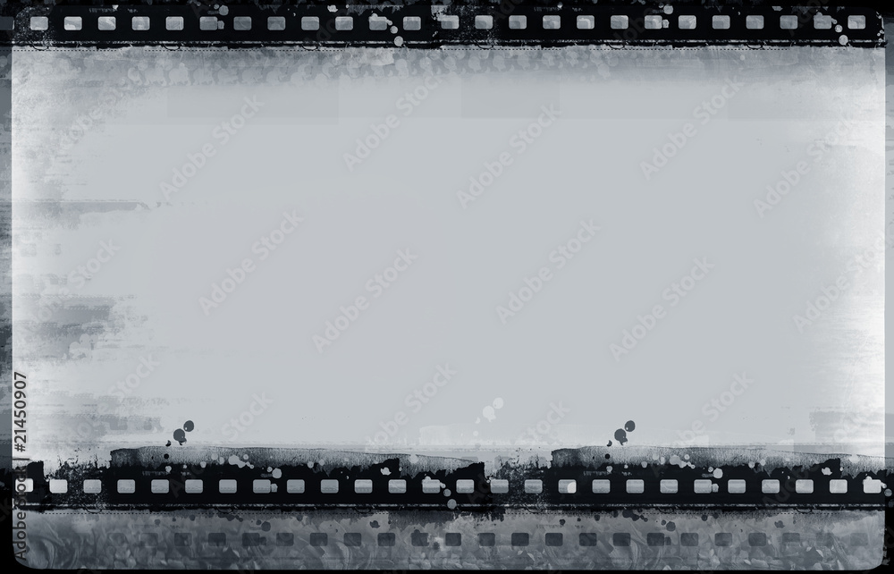 Grunge film frame with space for your images Stock Photo | Adobe Stock