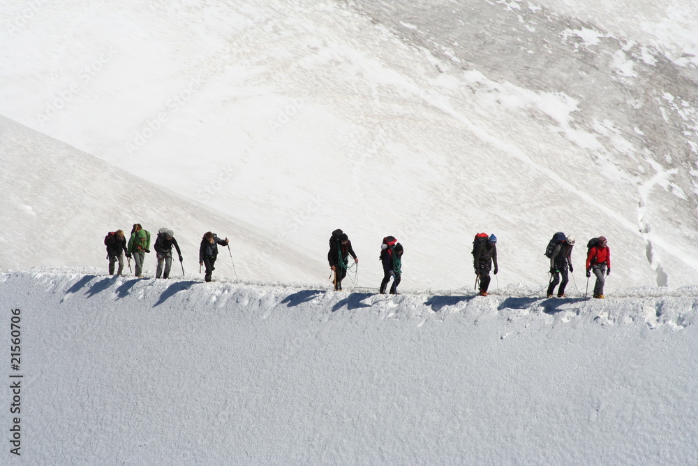 Bergsteiger Stock-Foto | Adobe Stock