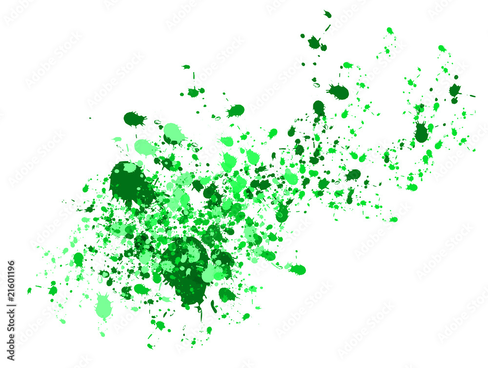 green paint splat Stock Illustration | Adobe Stock