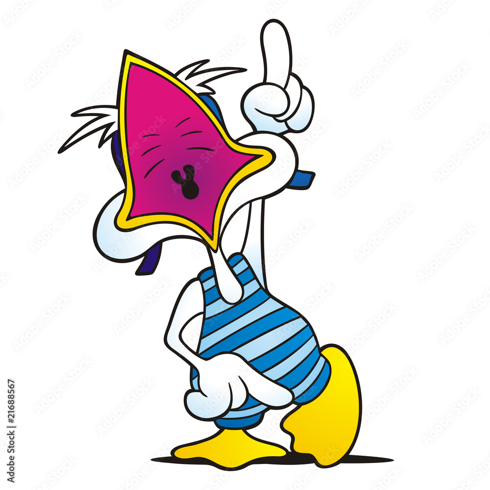 Illustrazione Stock Haubentaucher ruft | Adobe Stock