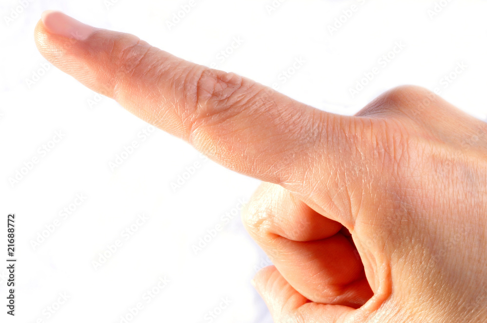 Le doigt pointé Photos | Adobe Stock