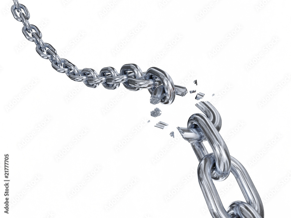 Catena spezzata Stock Illustration | Adobe Stock