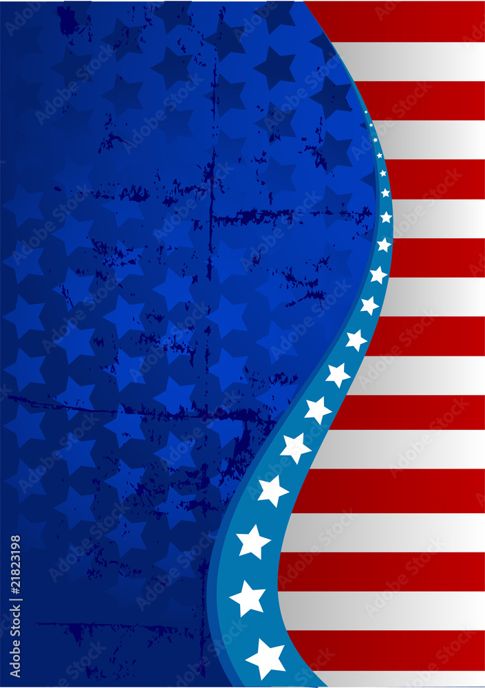 American flag background Stock Vector | Adobe Stock