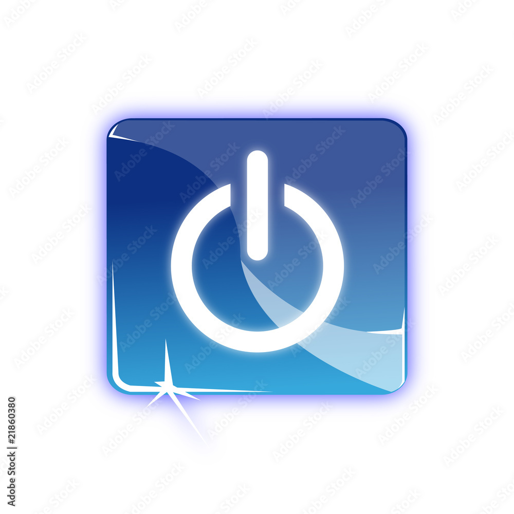 Picto allumer eteindre - Icon Power on-off Stock Vector | Adobe Stock
