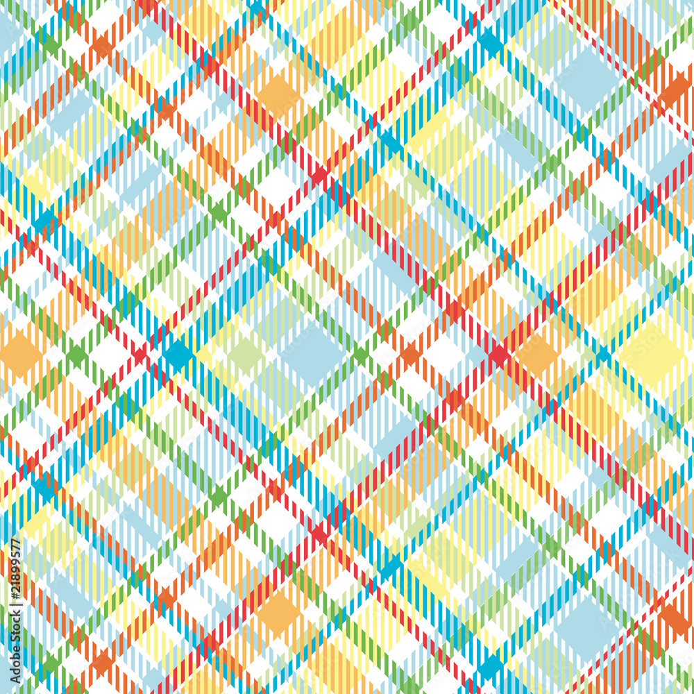 Bright Plaid Illustration Stock Vector | Adobe Stock