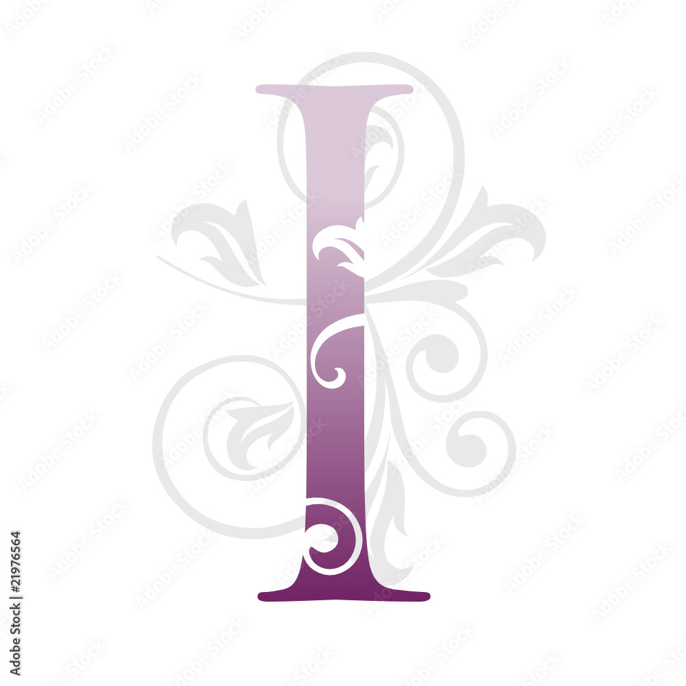 letra i Stock Vector | Adobe Stock