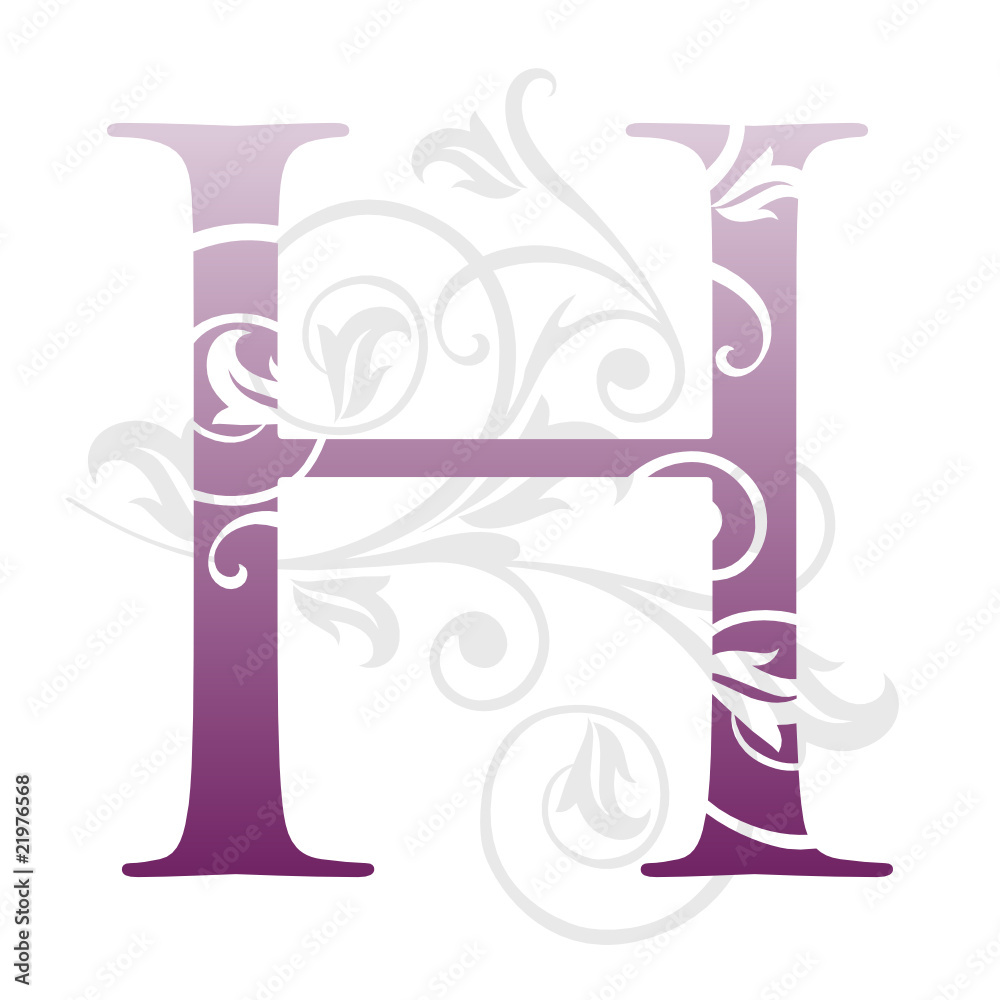 letra h hache vector de Stock | Adobe Stock