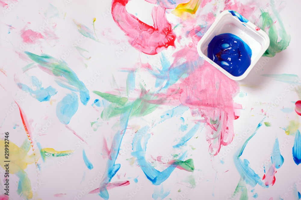 Painted messy background Stock Photo | Adobe Stock
