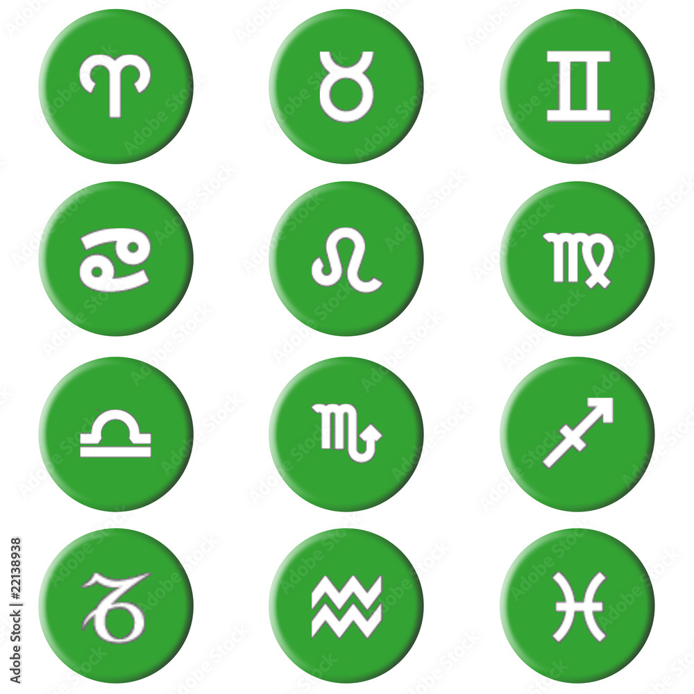 signos zodiacales Stock Illustration | Adobe Stock