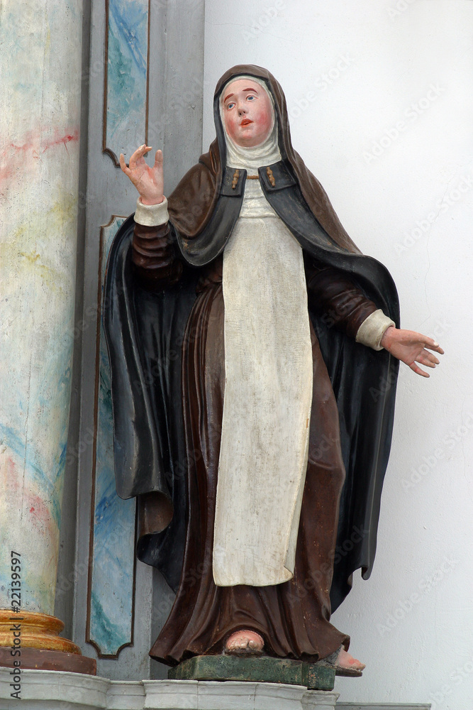 Statue of saint Stock Photo | Adobe Stock