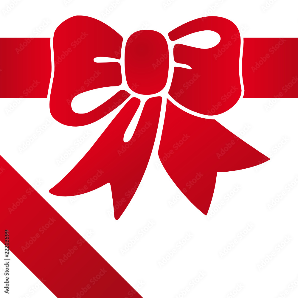 lazo rojo vector de Stock | Adobe Stock