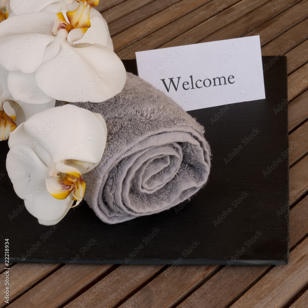 Welcome Spa Stock Photo | Adobe Stock