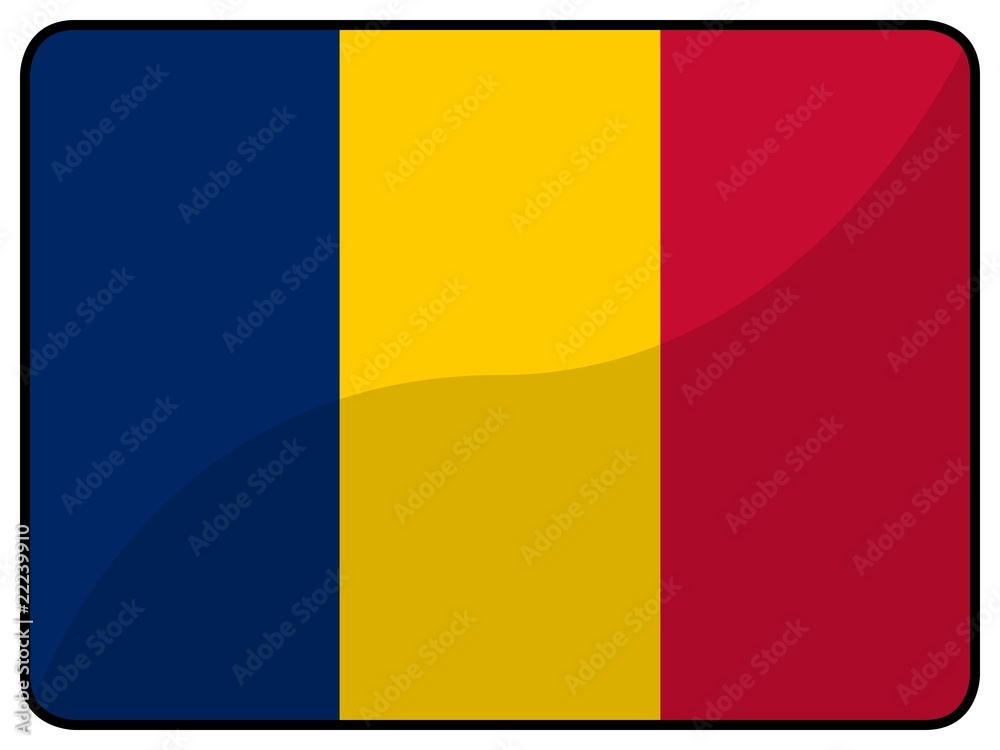 drapeau tchad chad flag Stock Illustration | Adobe Stock
