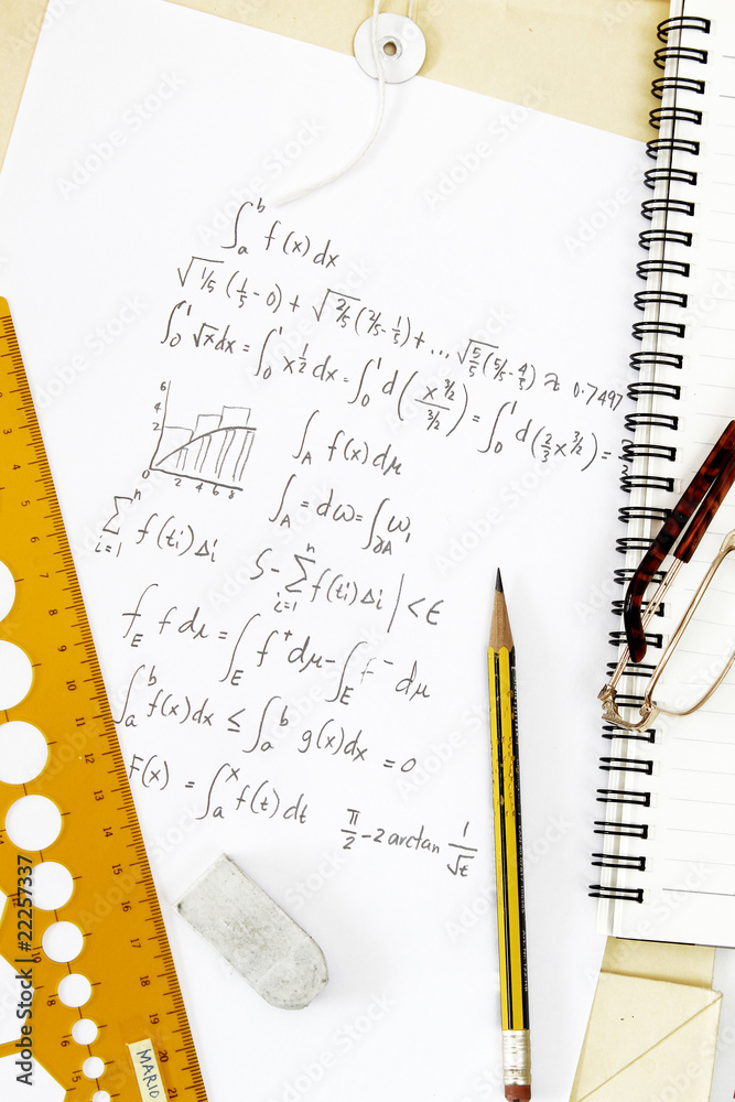 Integral calculus Stock Photo | Adobe Stock