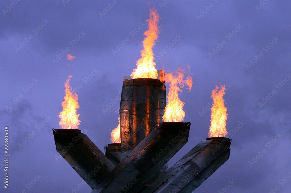 Olympic Flame Stock Photo | Adobe Stock