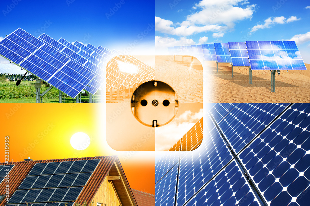 Solar Collage Stock Photo | Adobe Stock