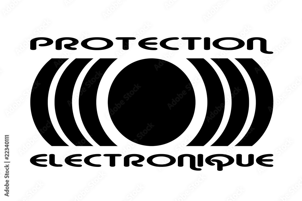 picto protection électronique, alarme Stock Photo | Adobe Stock