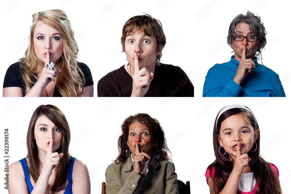 Shh be quiet! Stock Photo | Adobe Stock