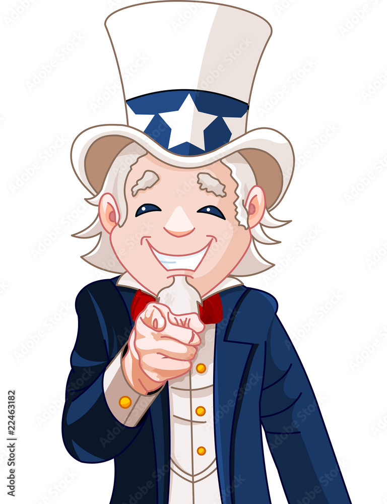 Uncle Sam Wants You! Stock Vector | Adobe Stock