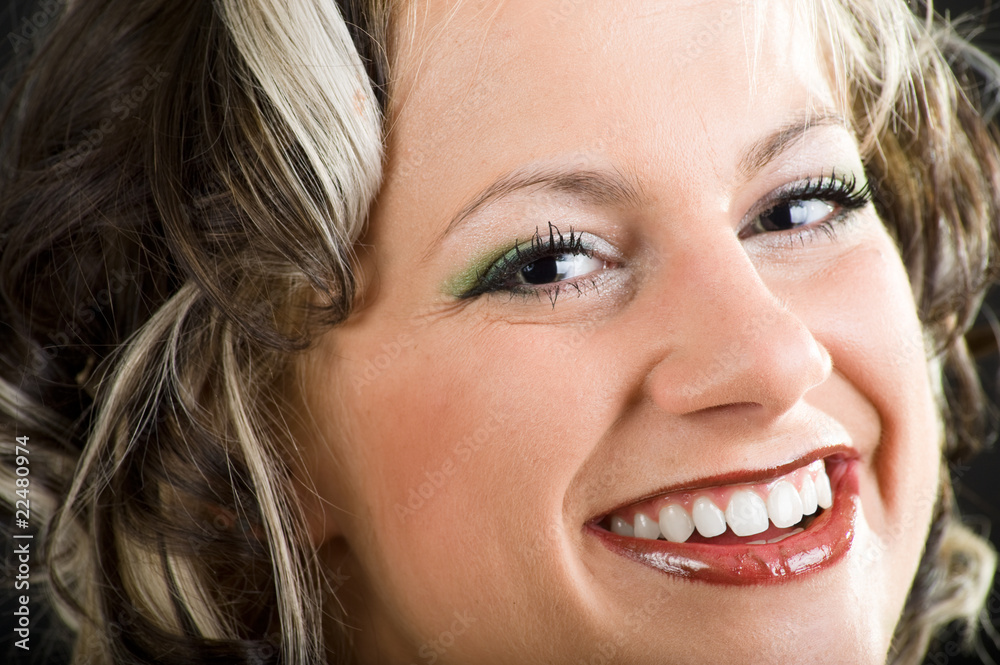 Lachendes gesicht Stock Photo | Adobe Stock