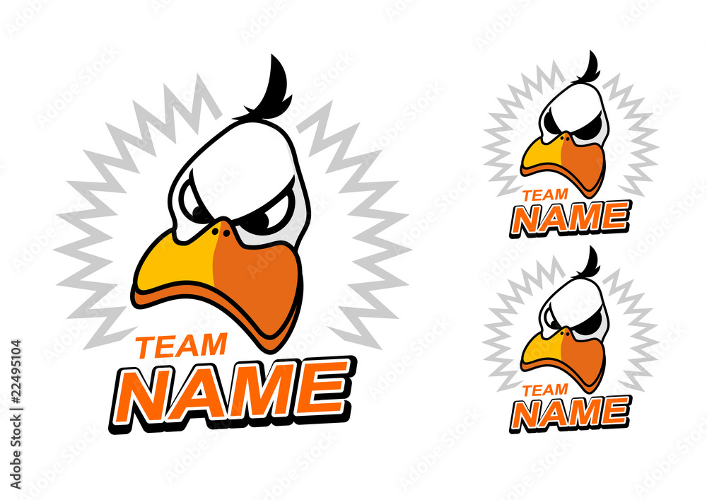 Duck mascot/logo for sport team Stock Vector | Adobe Stock
