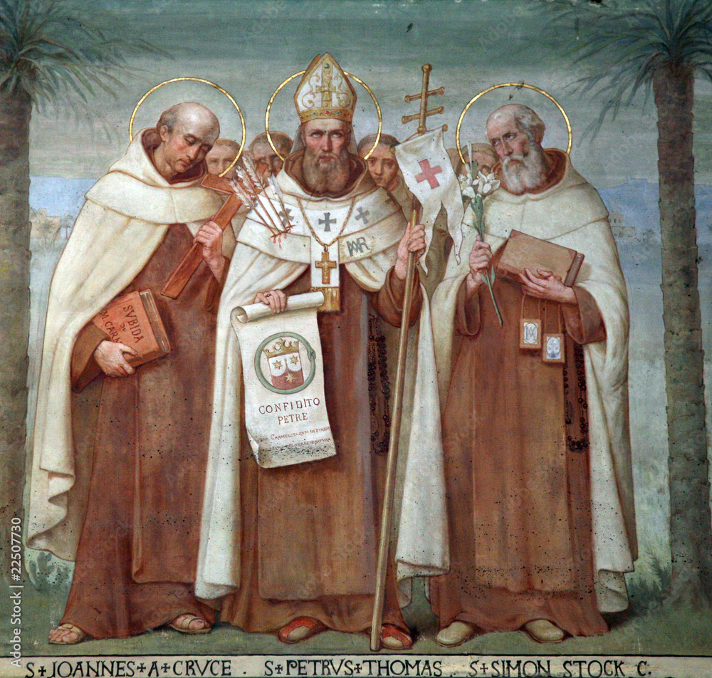 Poster Saint John of the Cross, Peter Thomas and Simon Stock – Wall Art ...