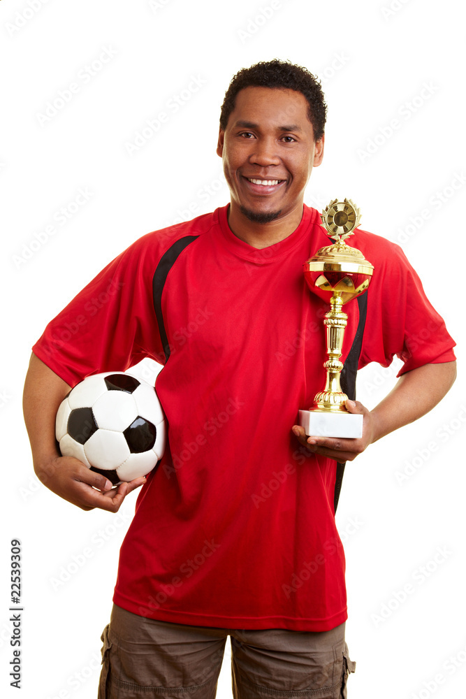 Gewinner beim Fußball Stock Photo | Adobe Stock