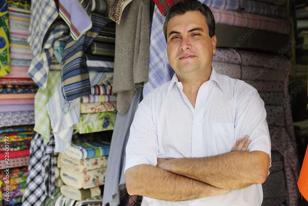 portait of a retail store owner Stock Photo | Adobe Stock